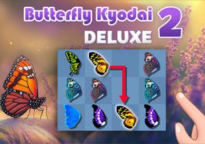Butterfly Kyodai Deluxe 2 full screen game